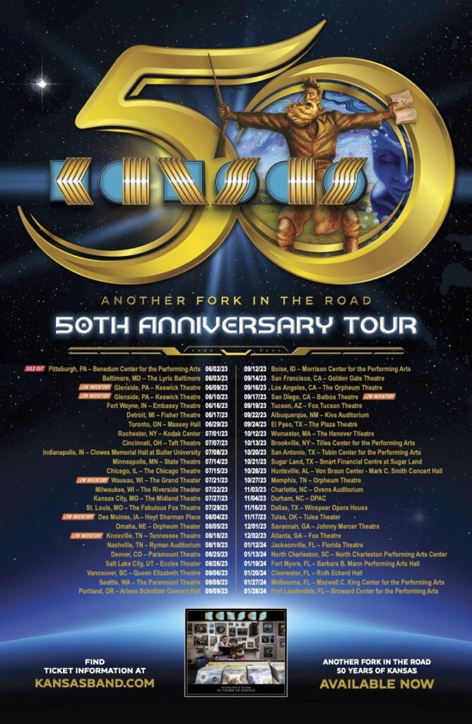 ROCK BAND KANSAS REPORTS BRISK TICKET SALES AND INDUSTRY RECOGNITION ...